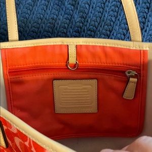 Coach | Bags | Coach Coral Tote Bag | Poshmark